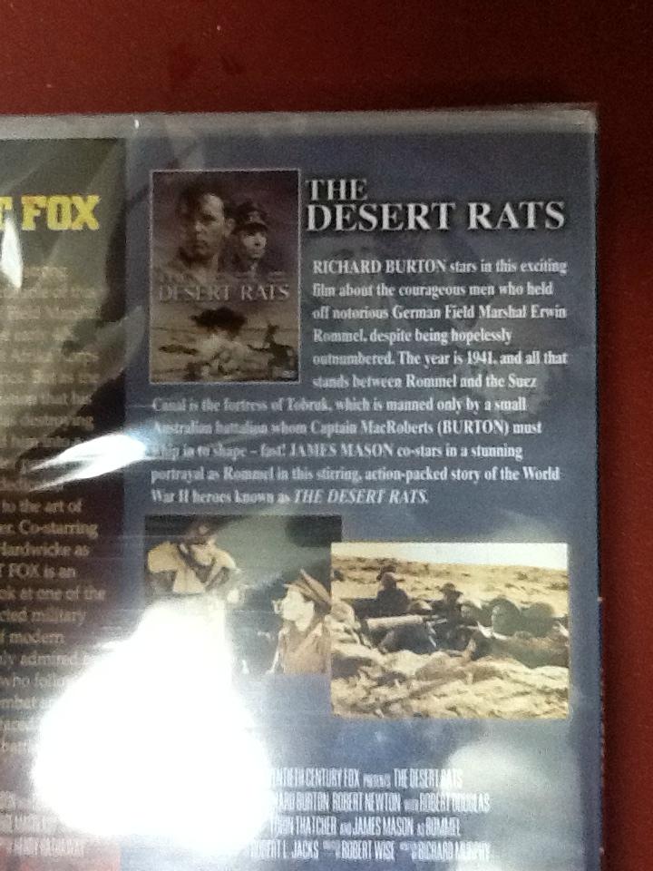 James Mason // Desert Fox / Desert Rats / Movie Review / Buy UK Dvd ...