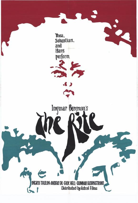 Ingmar Bergman - The Rite Poster