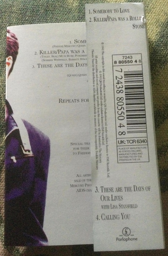 George Michael And Queen With Lisa Stansfield - Five Live EP Cassette ...