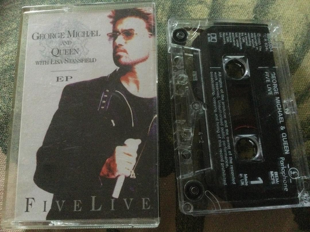 George Michael And Queen With Lisa Stansfield - Five Live EP Cassette ...