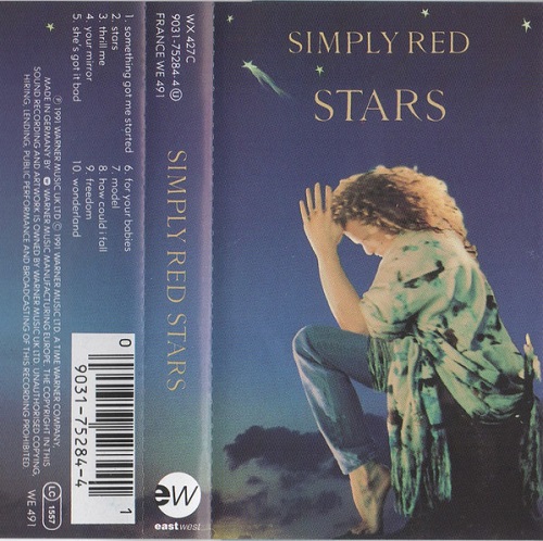 Simply Red - Stars Cassette, Album (Europe) (1991)